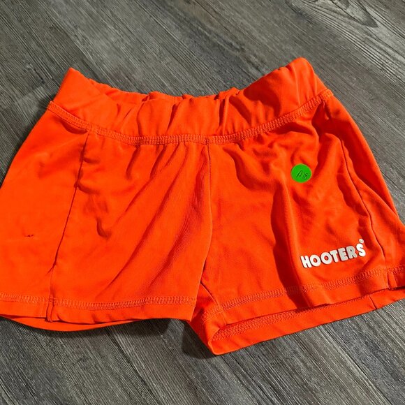 Hooters | Shorts | Sexy Orange Hooters Shorts A8 | Poshmark
